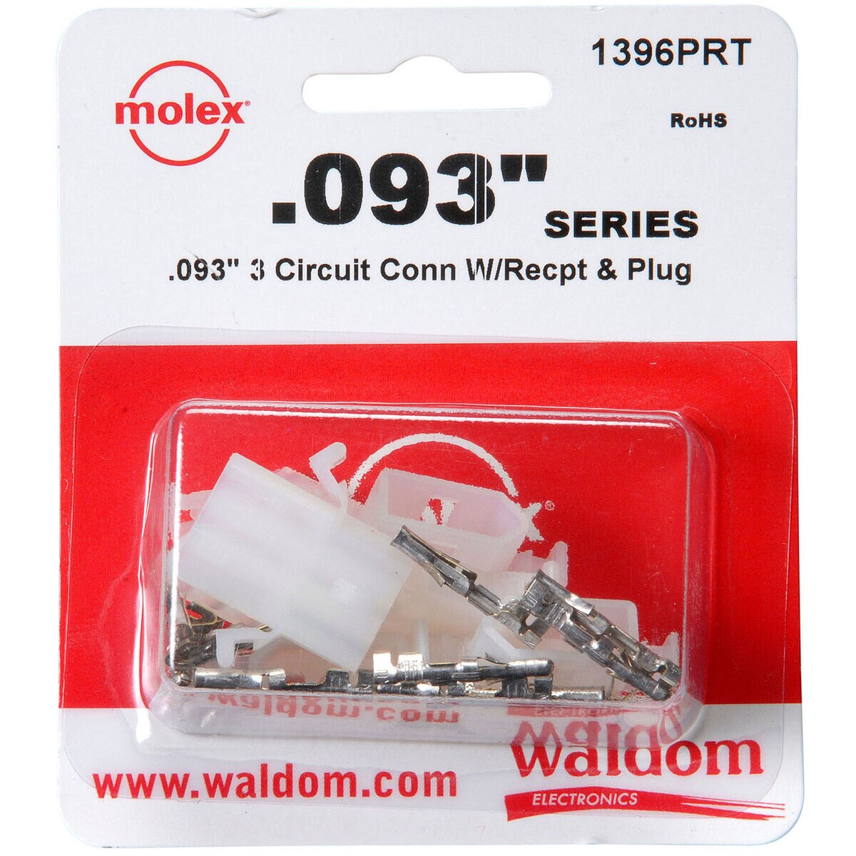 Molex 3-Pin Connector Kit 0.093" 3 Sets