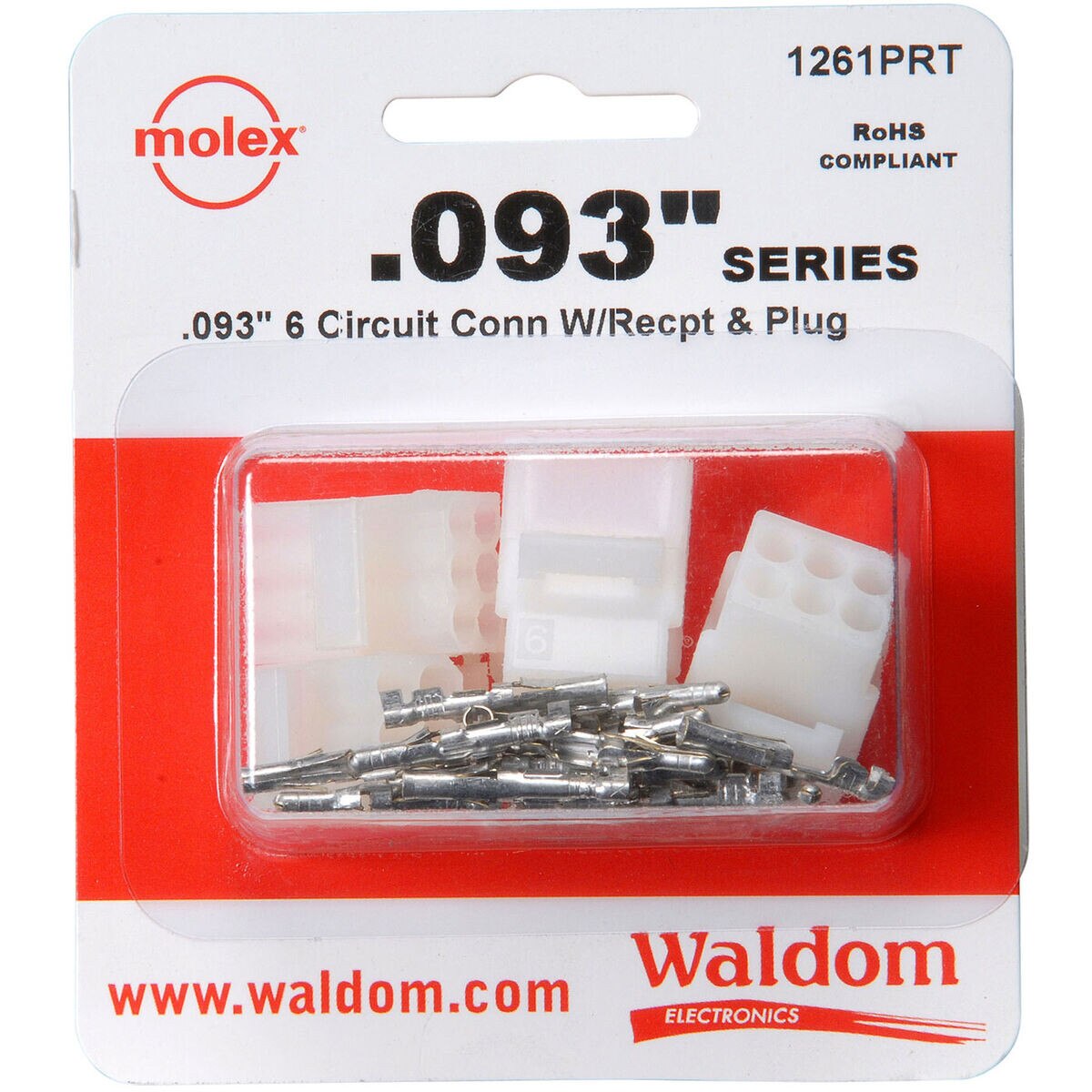 Molex 6-Pin Connector Kit 0.093" 2 Sets