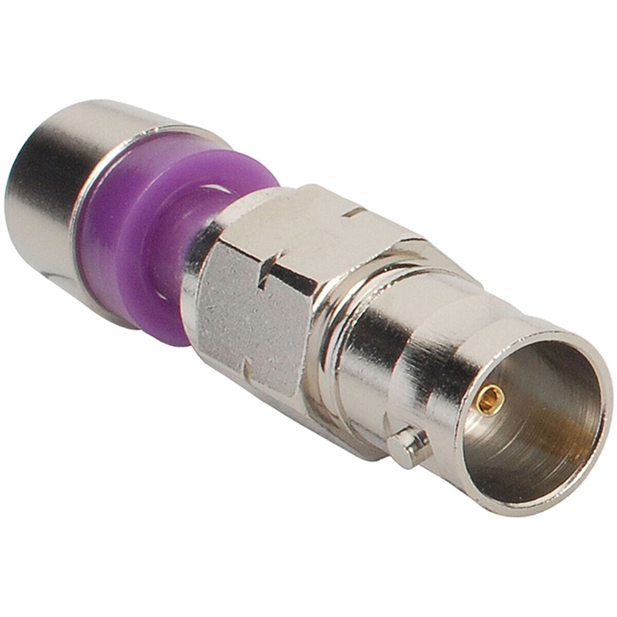 F-Conn Commercial BNC For Wall Plate Sys RGB 22-24 Ga 5 Pcs.