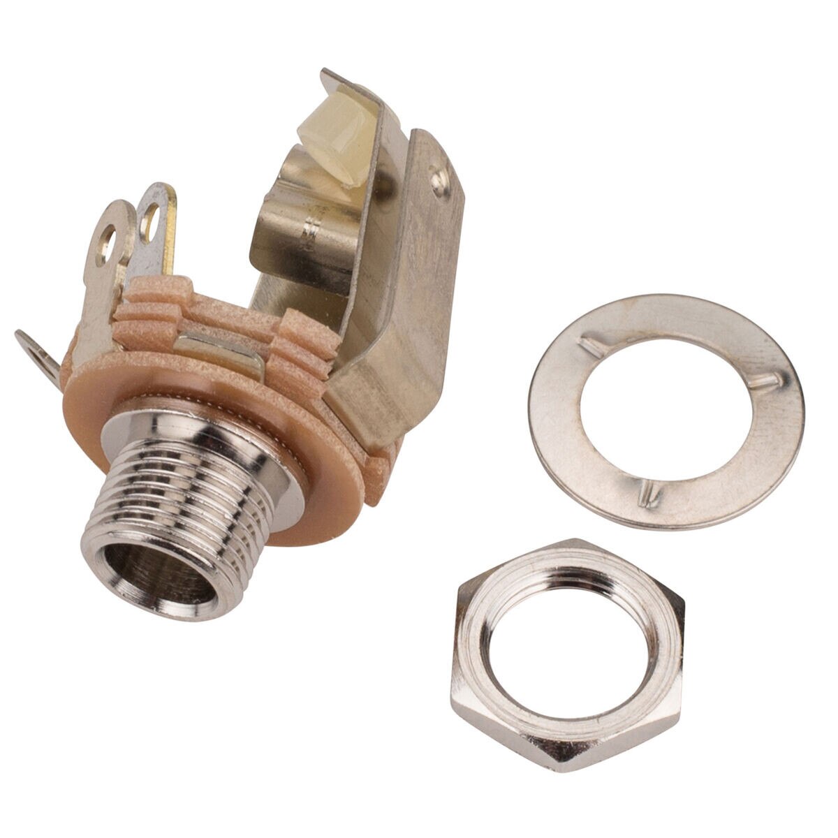 Switchcraft 13 1/4" Mono Jack Female Panel Mount Isolated Make Circuit