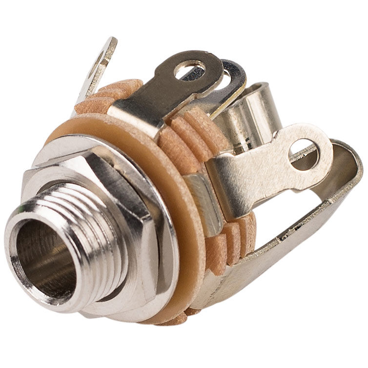 Switchcraft 12A 1/4" Mono Jack Female Panel Mount Tip Shunt