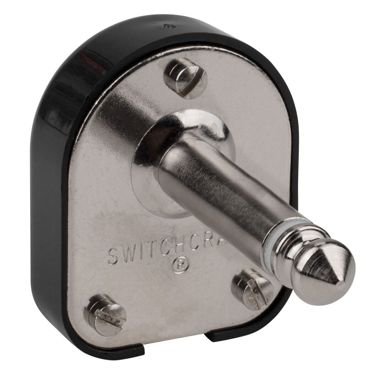 Switchcraft 227 1/4" Mono Cable Mount Male Flat Plug with Solder Contacts