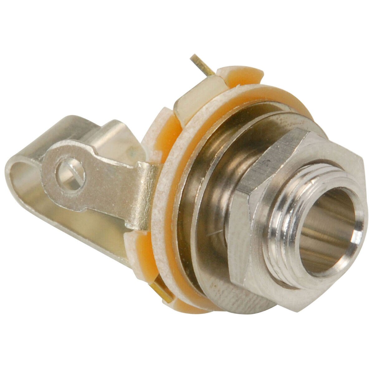 Switchcraft 11 1/4" Mono Jack with Nut & Washer