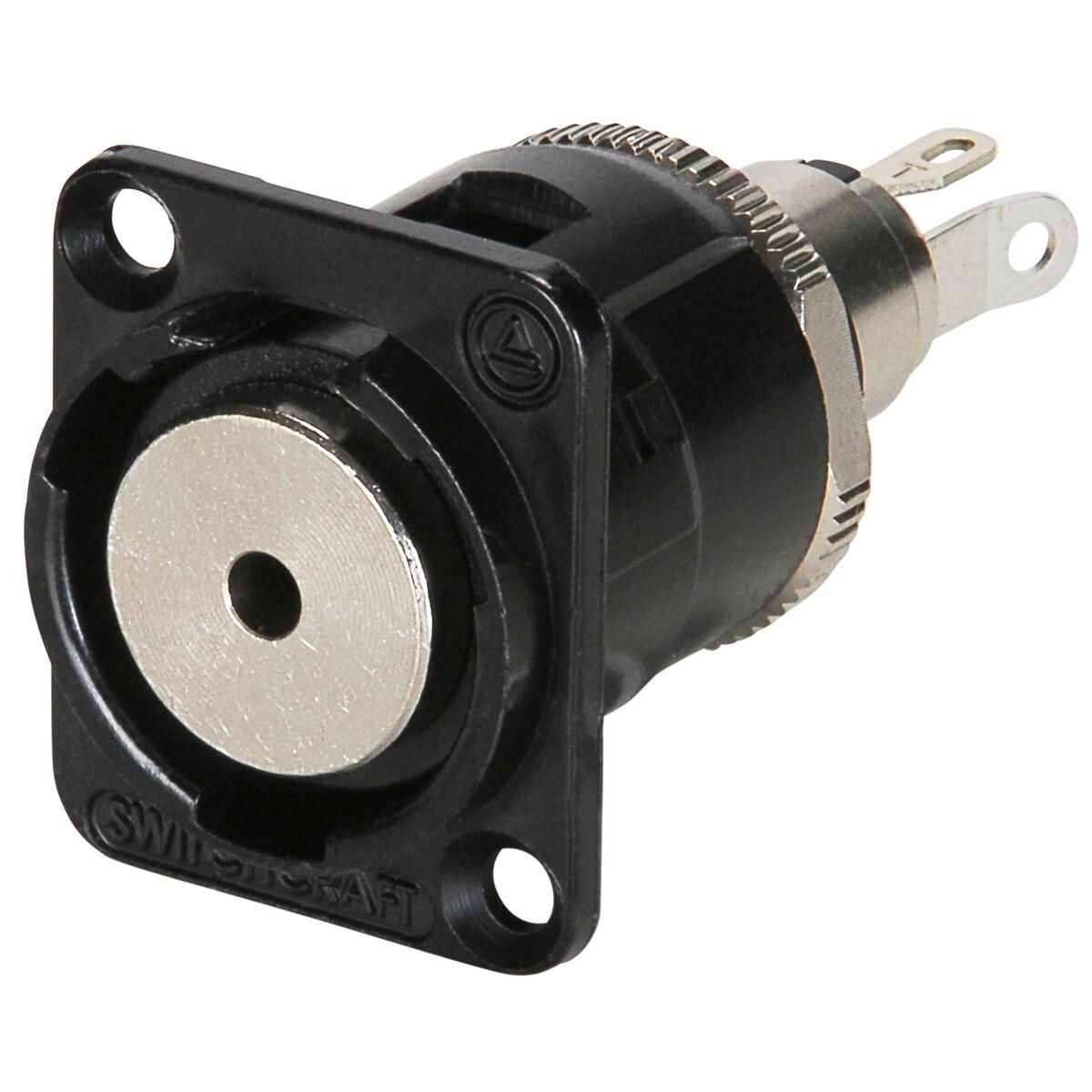 Switchcraft EH35MMMSCB Panel Mount 3.5mm Mono Jack to Solder Contacts