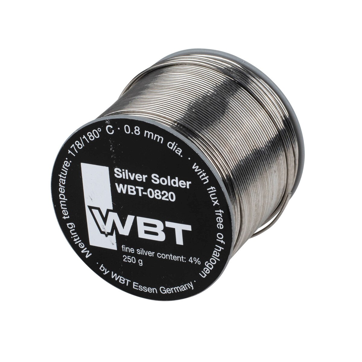 WBT 0820 Silver Solder 4% Silver Content 1/2 lb.