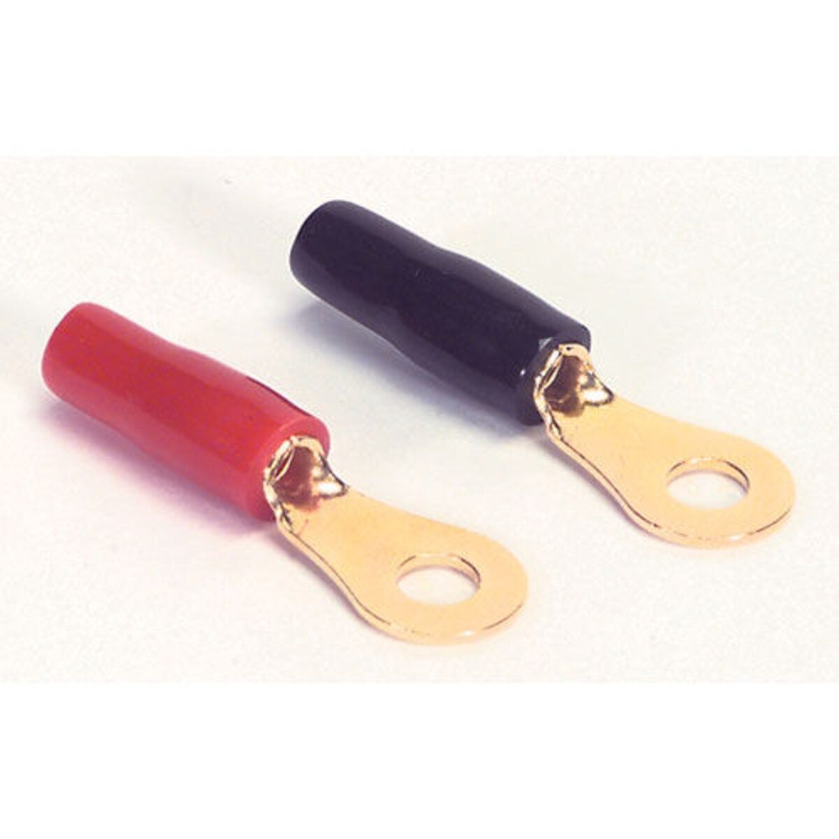 Gold Ring Crimp Terminal 10 AWG #10 2 Pair