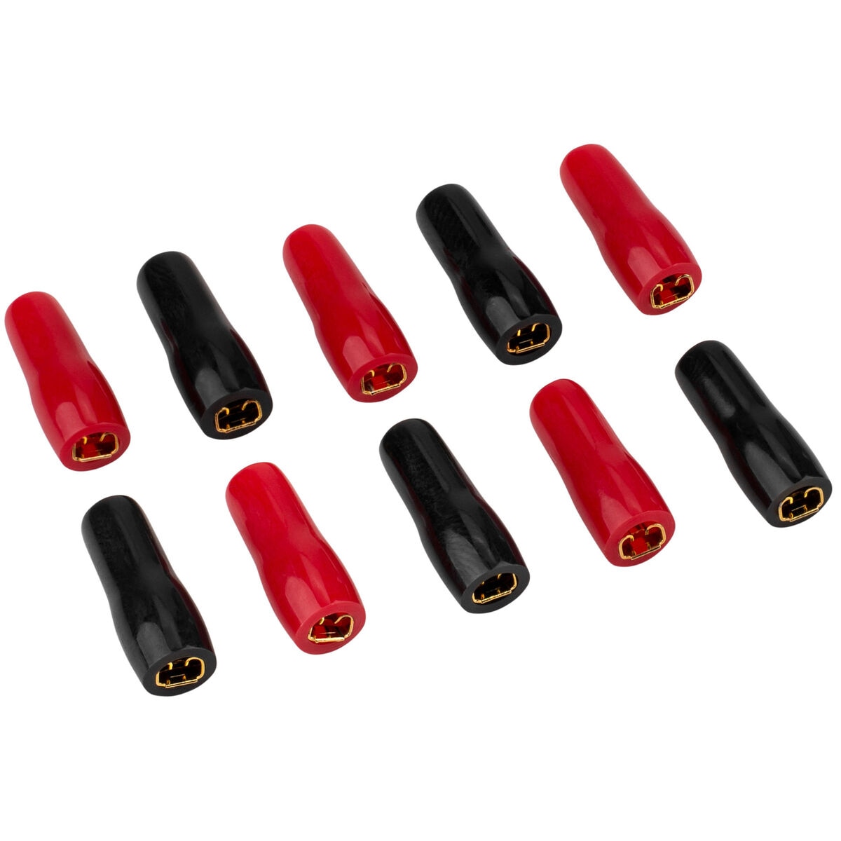 Gold 18-16 AWG 0.110" Female Disconnect 5 Pair