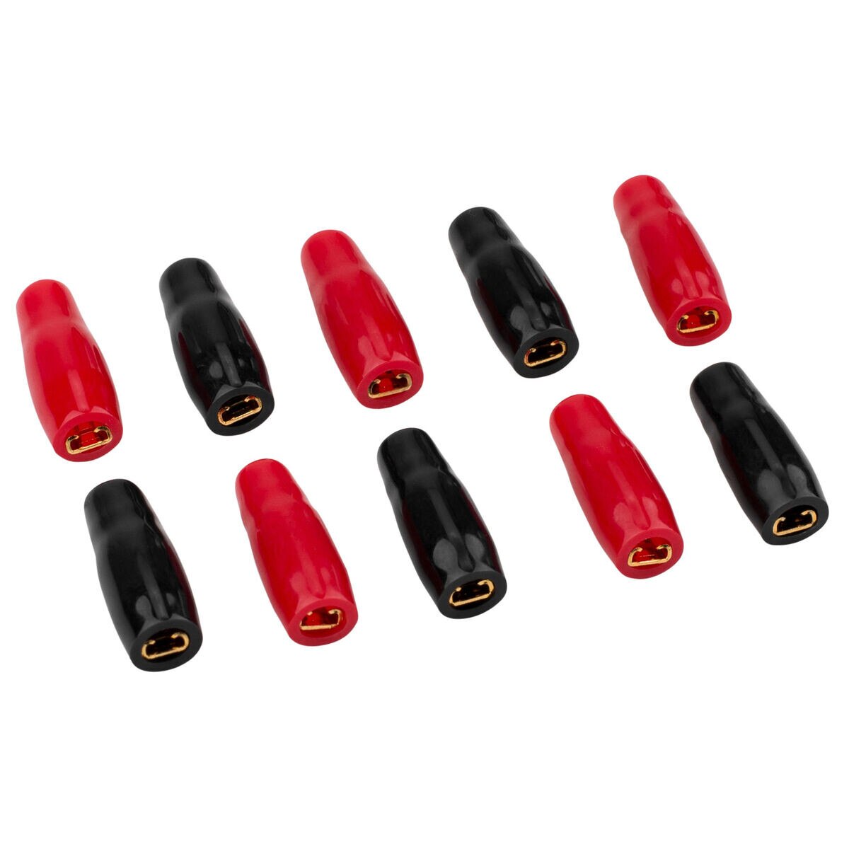 Gold 12-10 AWG 0.110" Female Disconnect 5 Pair