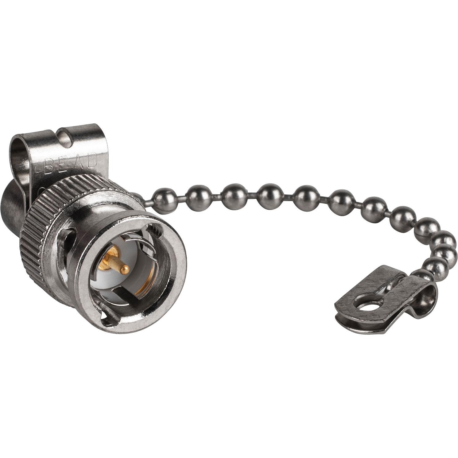 10-Pack BNC Male 75 Ohm Terminators with Chain