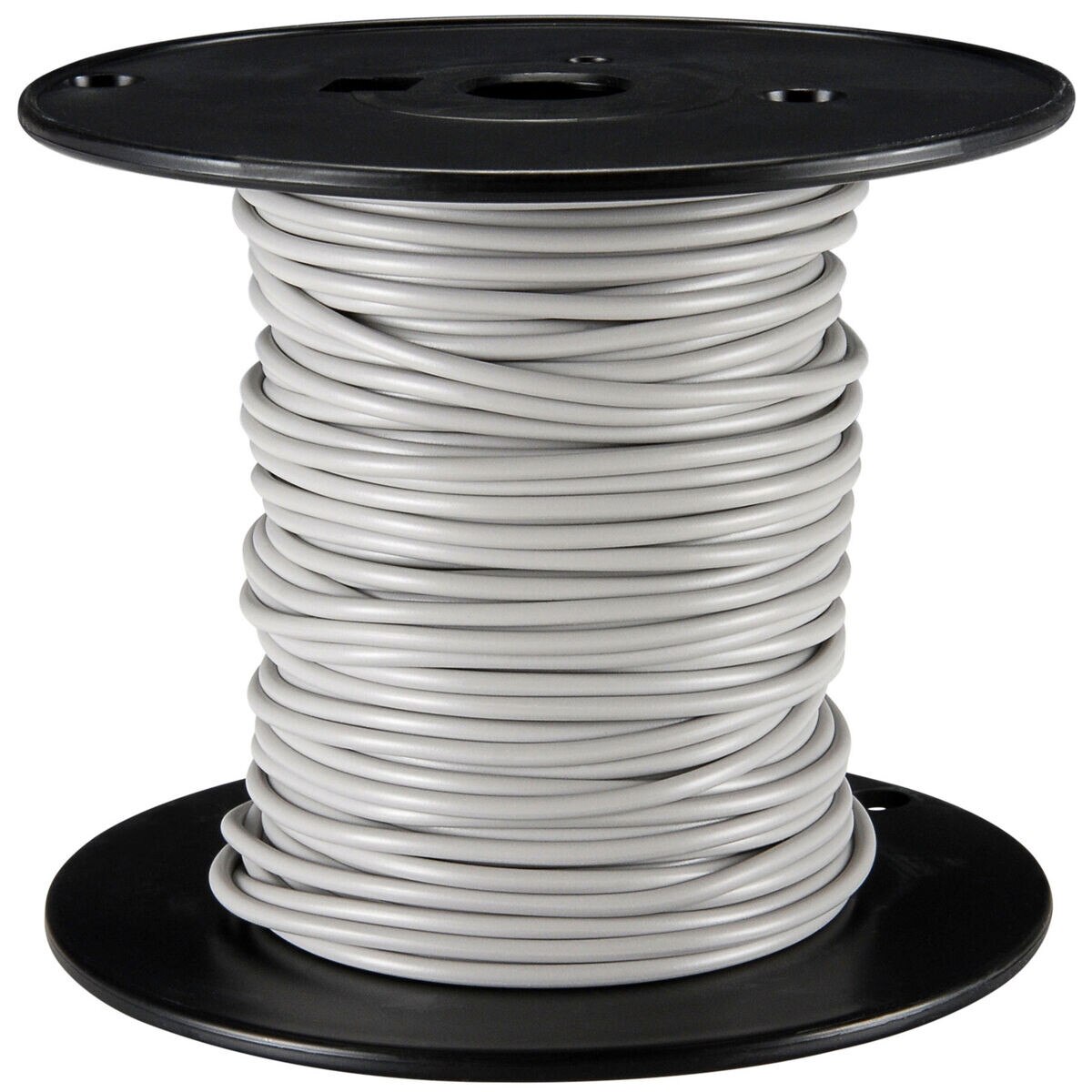 JSC Wire 16 AWG Gray Primary Hook Up Wire 100 ft. USA