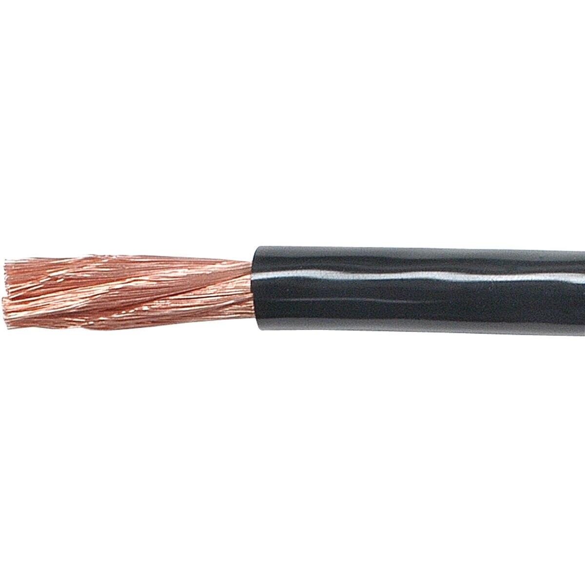 JSC Wire 4 AWG Black High Current Power Cable 1 ft. USA