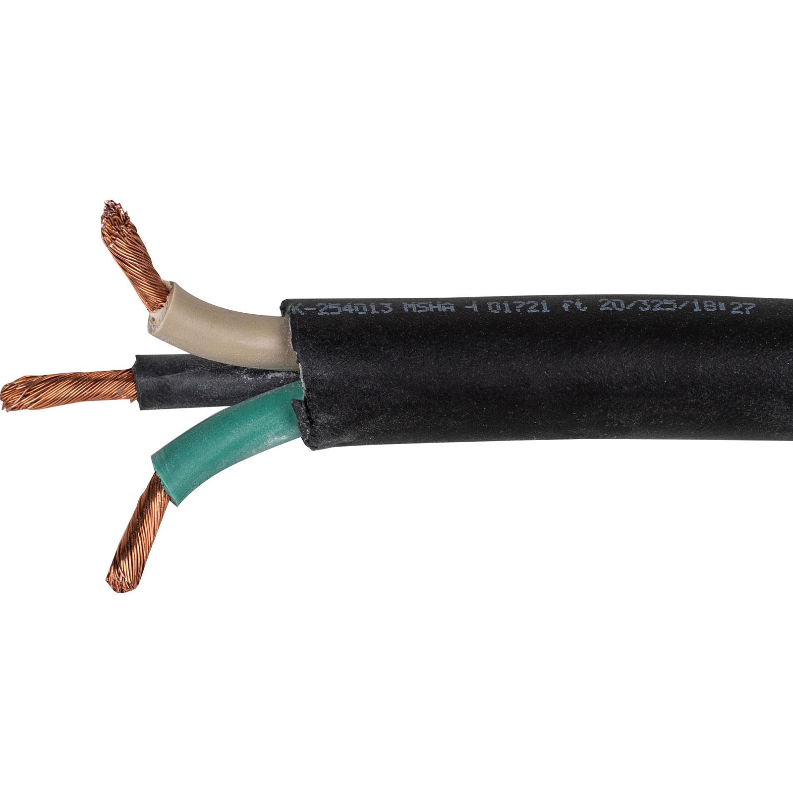 Consolidated 12 AWG 3C Portable AC Power Cable SJOOW 250 ft.