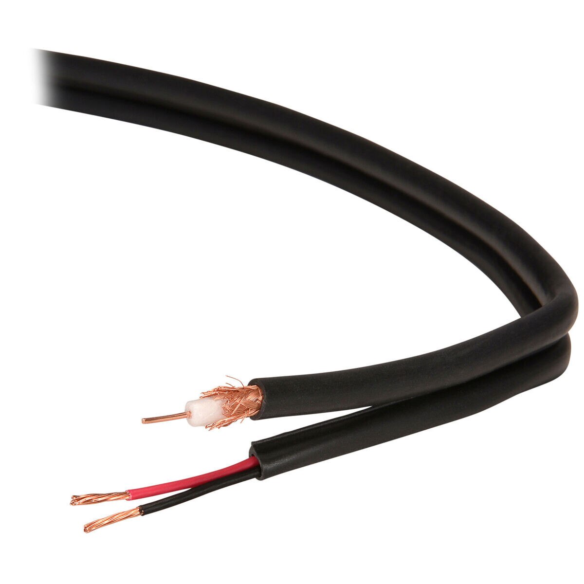 Belden 549945 RG-59/U Coaxial Cable 20 AWG Copper 75 Ohm with Siamese ...