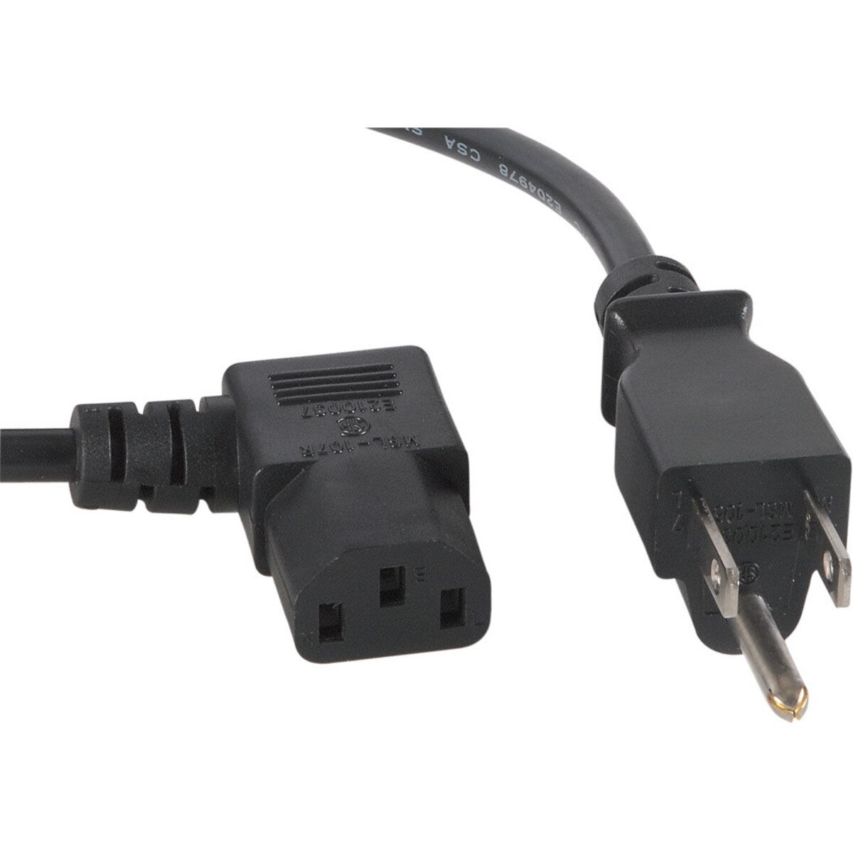 Computer Power Cord Right Angle