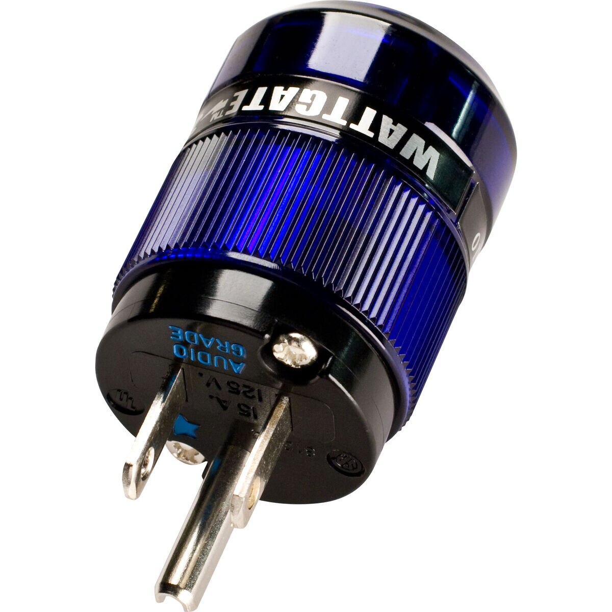 Wattgate 330i Ag Blue Silver Plated Audio Grade Edison AC Power Plug ...