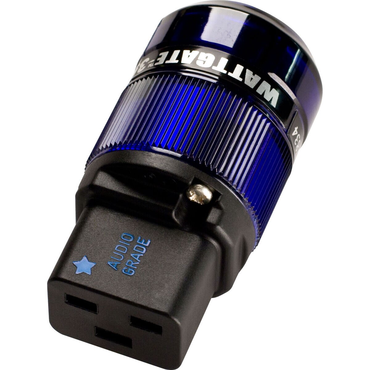 Wattgate 350i Ag HC Blue High Current Silver Plated IEC Power Connector 20A