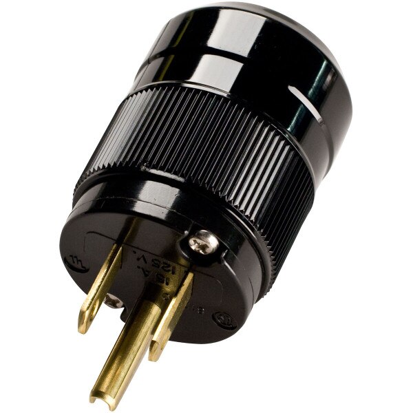 Wattgate 5266i Black Edison AC Power Connector