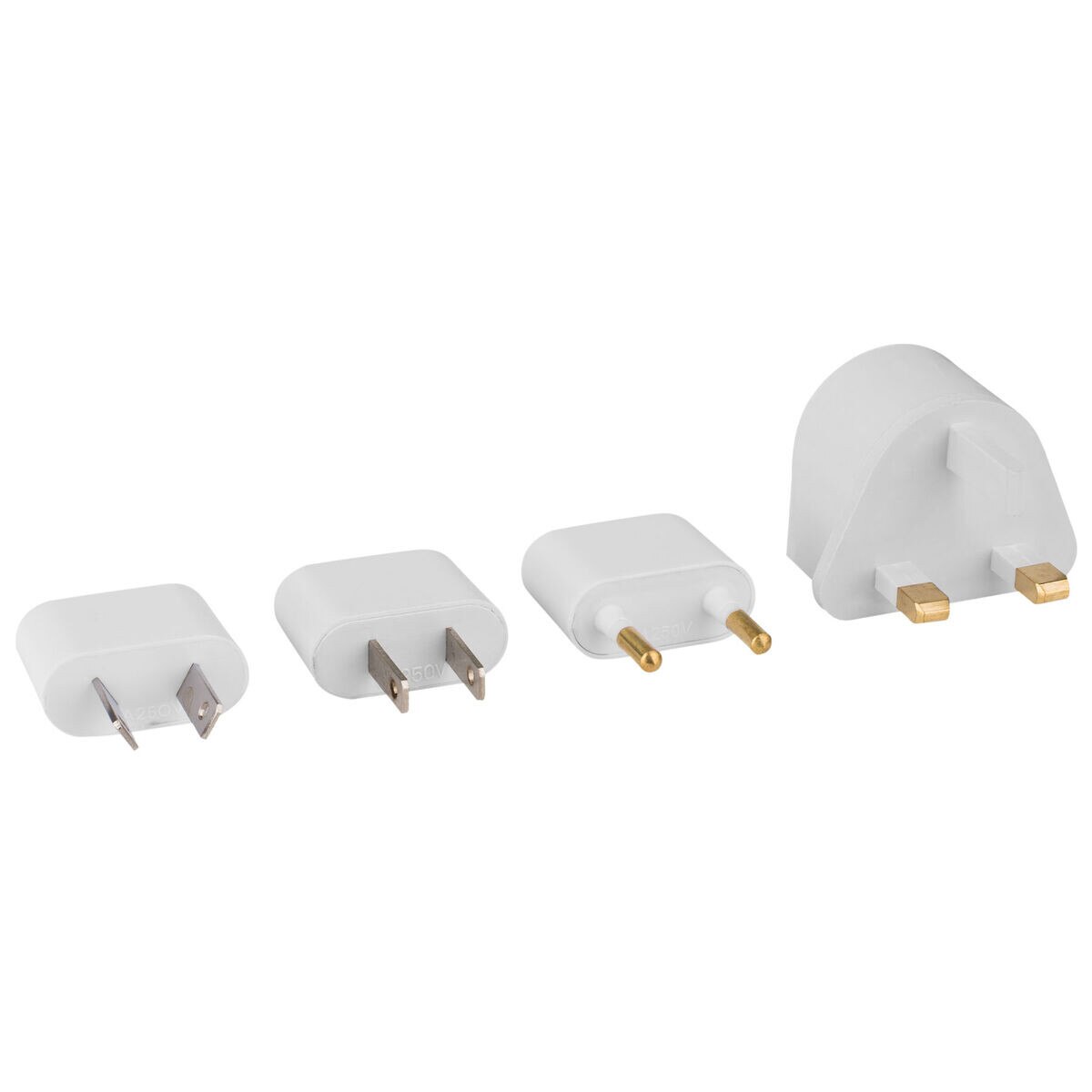 International Foreign AC Plug Adapter Kit 4 Pieces