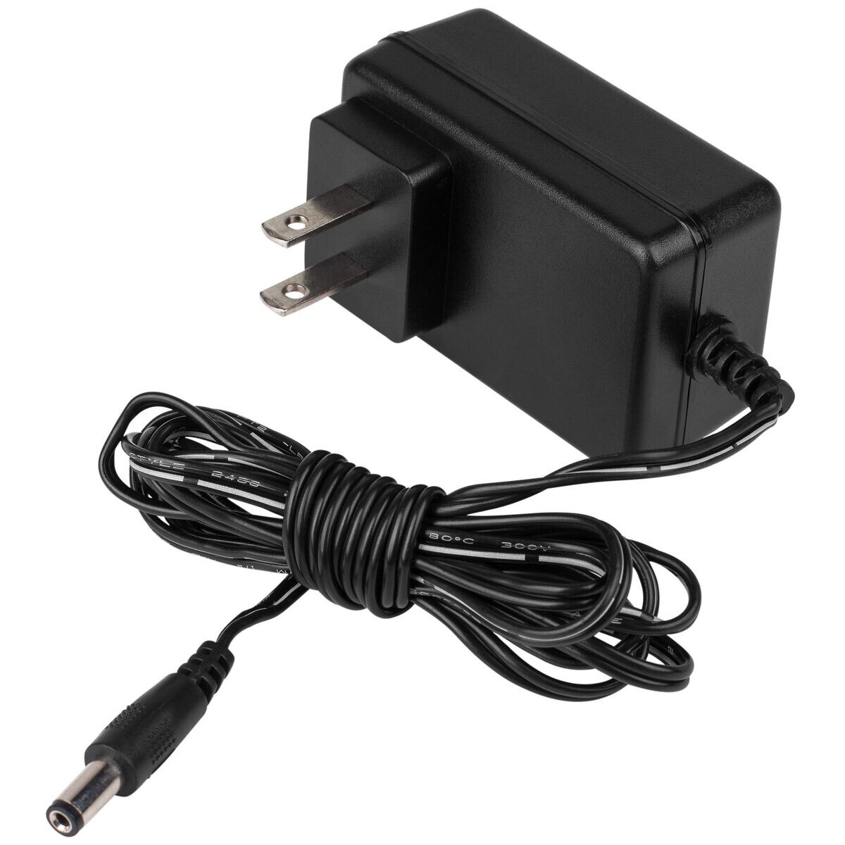 12 VDC 2000mA Regulated Switching AC Adapter 2.1 x 5.5mm Plug Center ...