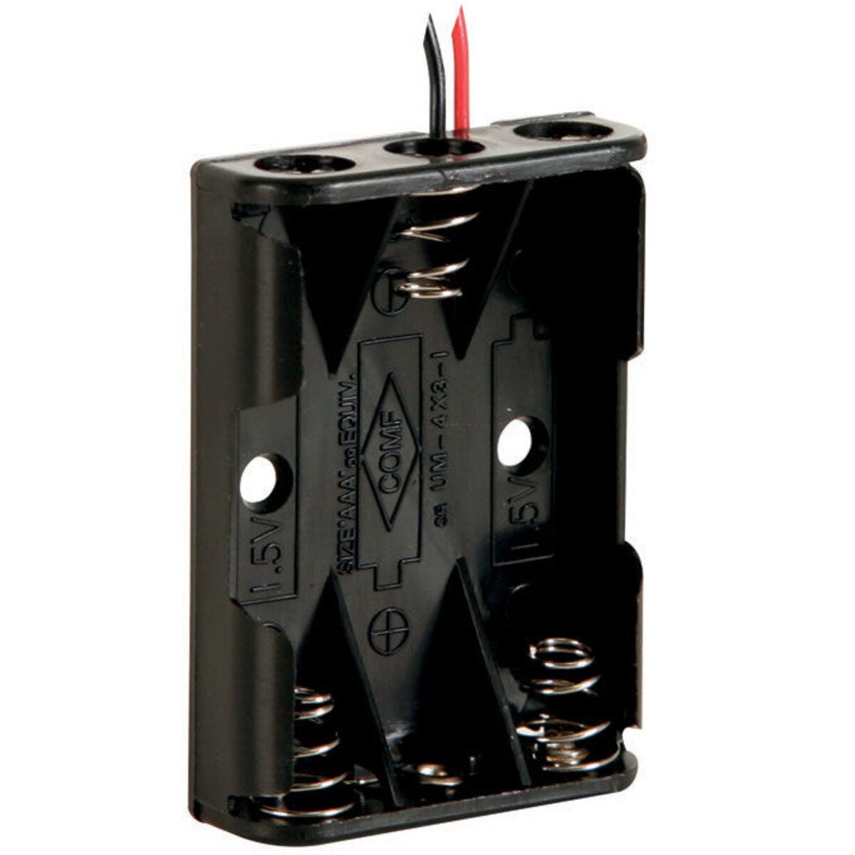 Parts Express 3 AAA Cell Battery Holder