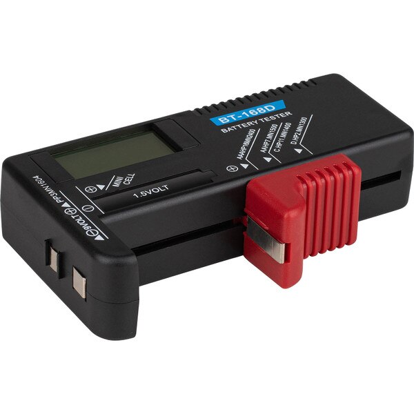 Battery Tester with Digital Display for Standard Size and Button Cell ...