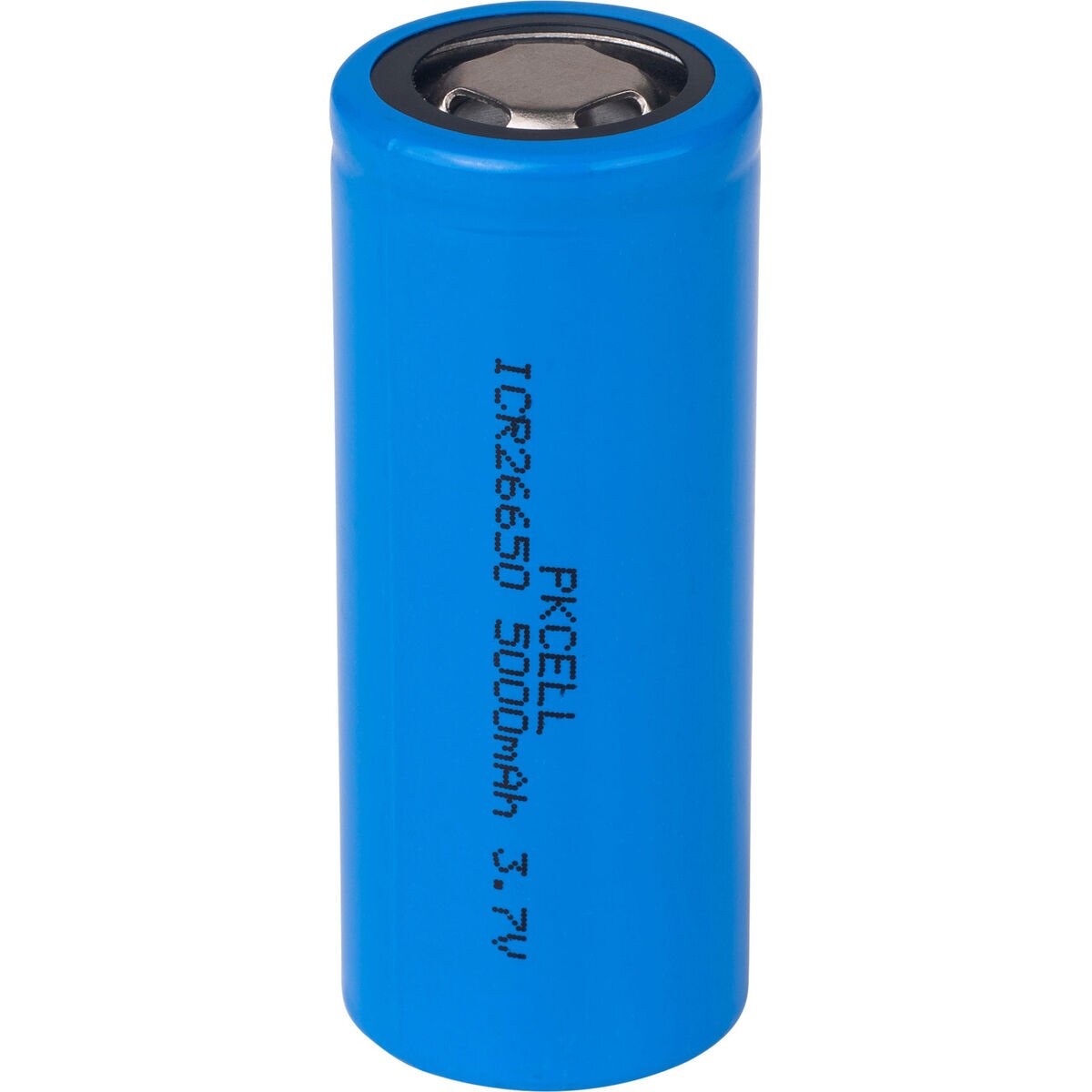 PKCELL Flat Top 26650 3.7V 5000mAh Rechargeable Li-Ion Battery