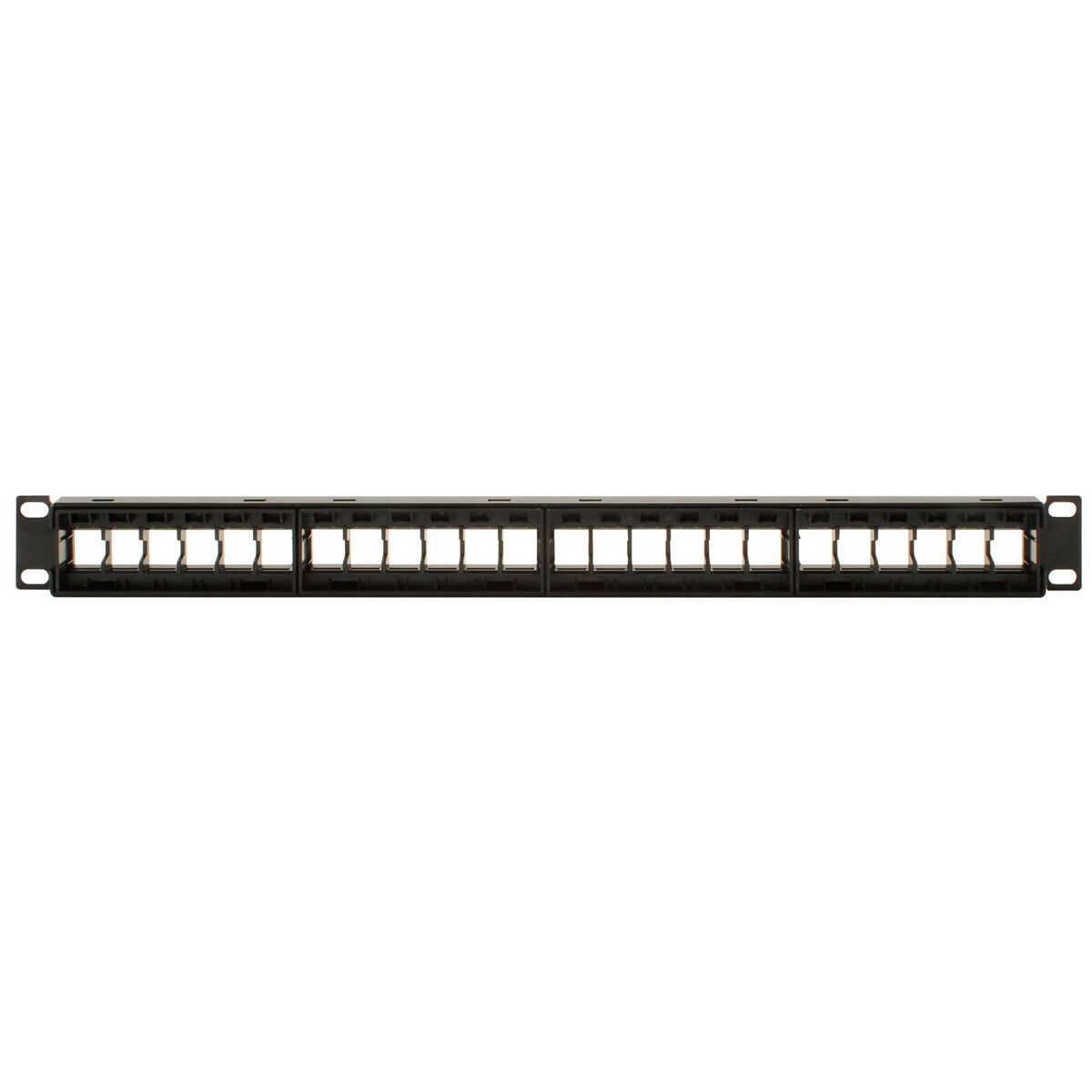 Audtek Keystone Rack Mount Blank Panel 24 Port