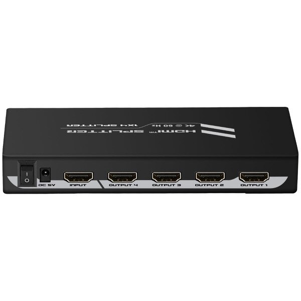 HDMI 2.0 Premium 4K 60 Hz 1-Input 4-Output HDCP 2.2 Amplified Splitter