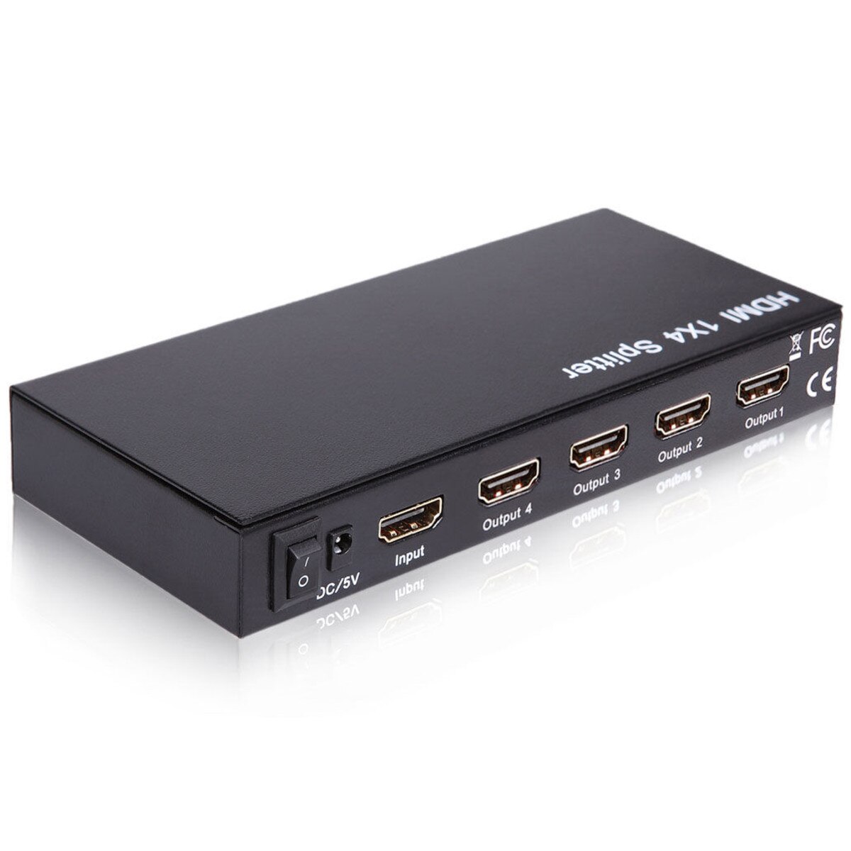 HDMI 3D 1080p 1 x 4 Mini Amplified Splitter