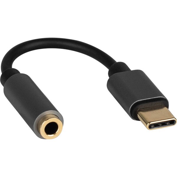 Audtek USB-C to 3.5mm 4-Conductor Headset Adapter/Dongle for Android ...