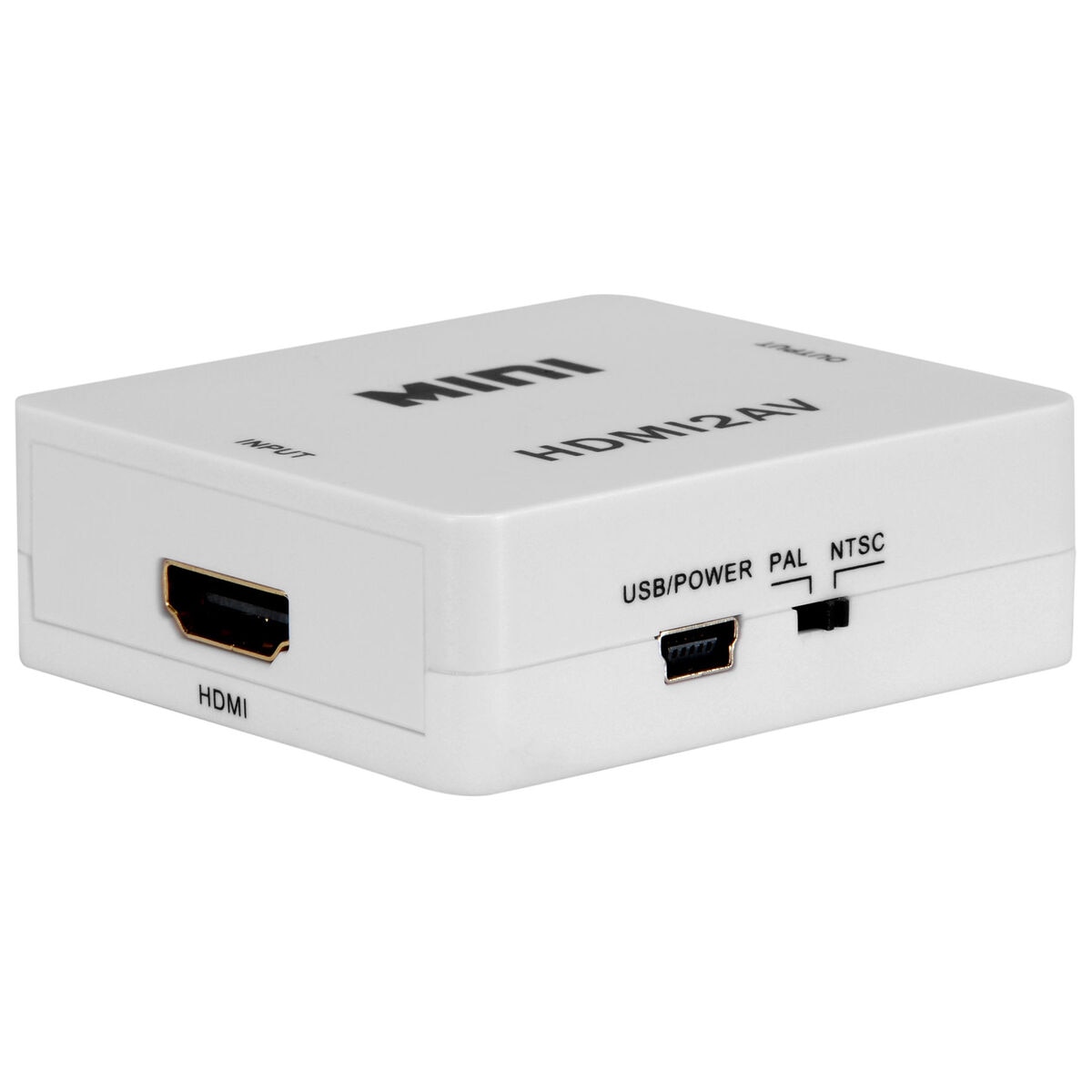 Compact HDMI to AV Converter