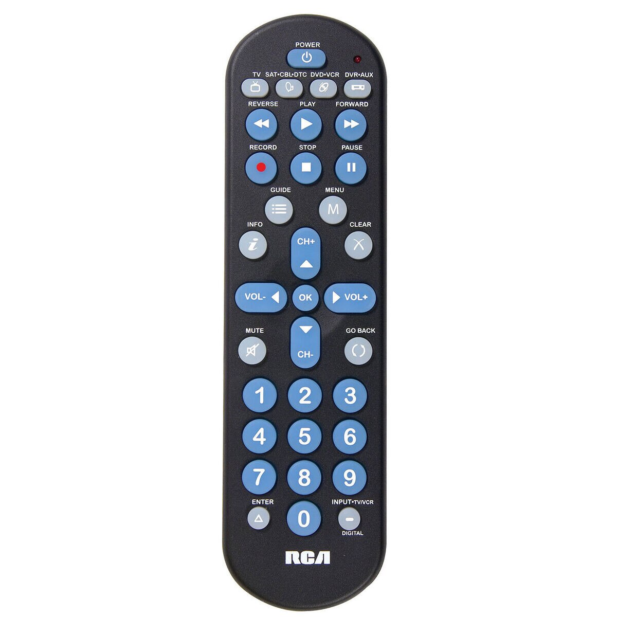 RCA RCR4258R 4-in-1 Universal Remote