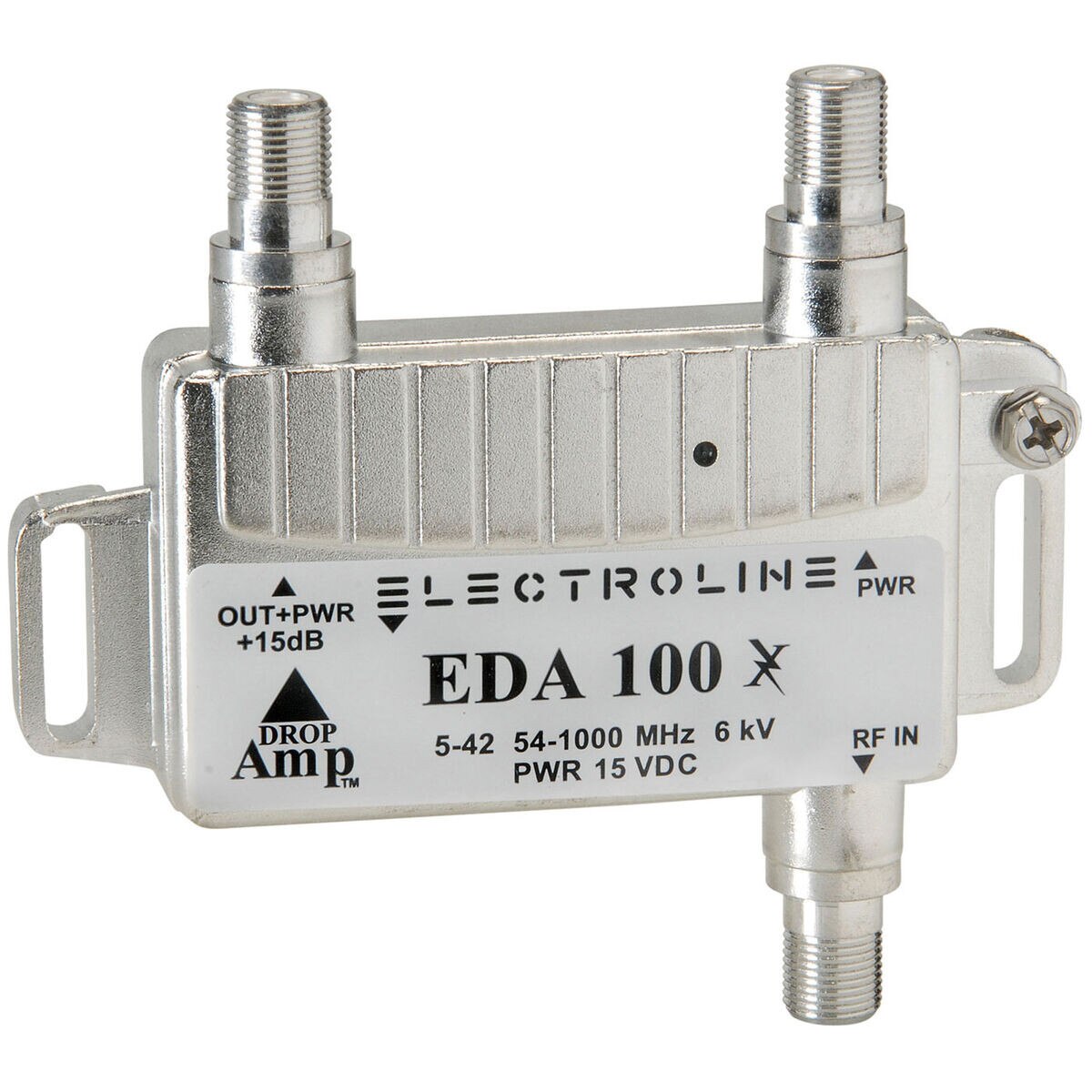 Electroline EDA100 Low Noise Miini CATV Cable and Antenna TV Amplifier ...