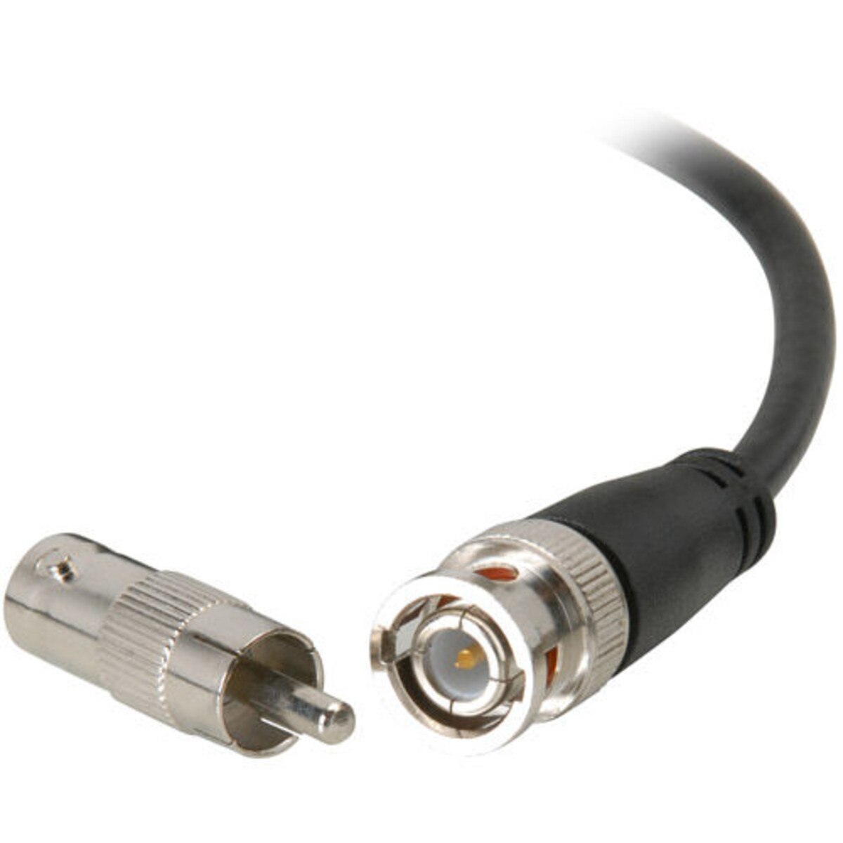 BNC RG-59 Male to Male CCTV Camera Cable with RCA Adapter 25 ft.
