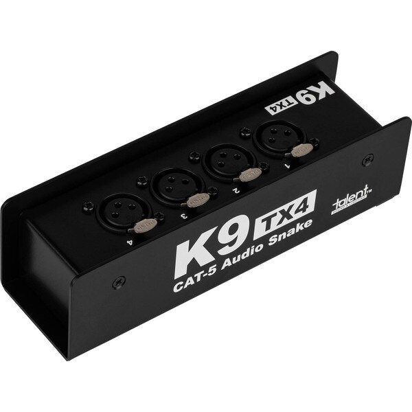 Talent K9-TX4 4 Channel Cat5 XLR Audio Snake Box