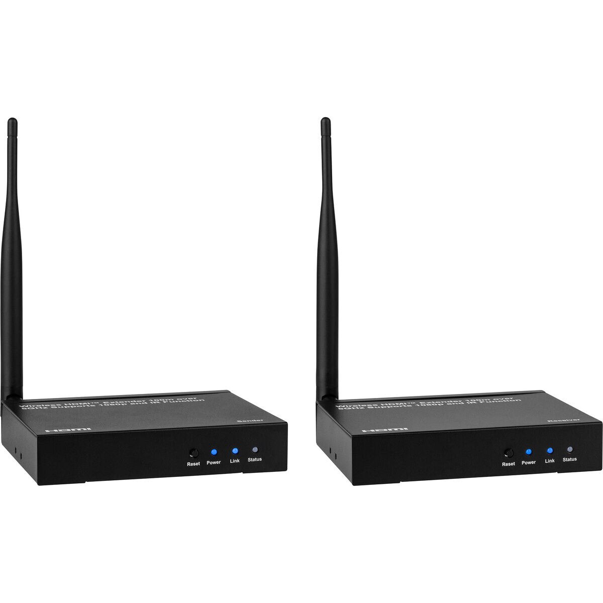 5 GHz 1080p Wireless HDMI Extender Transmitter/Receiver System 100m/328 ft.