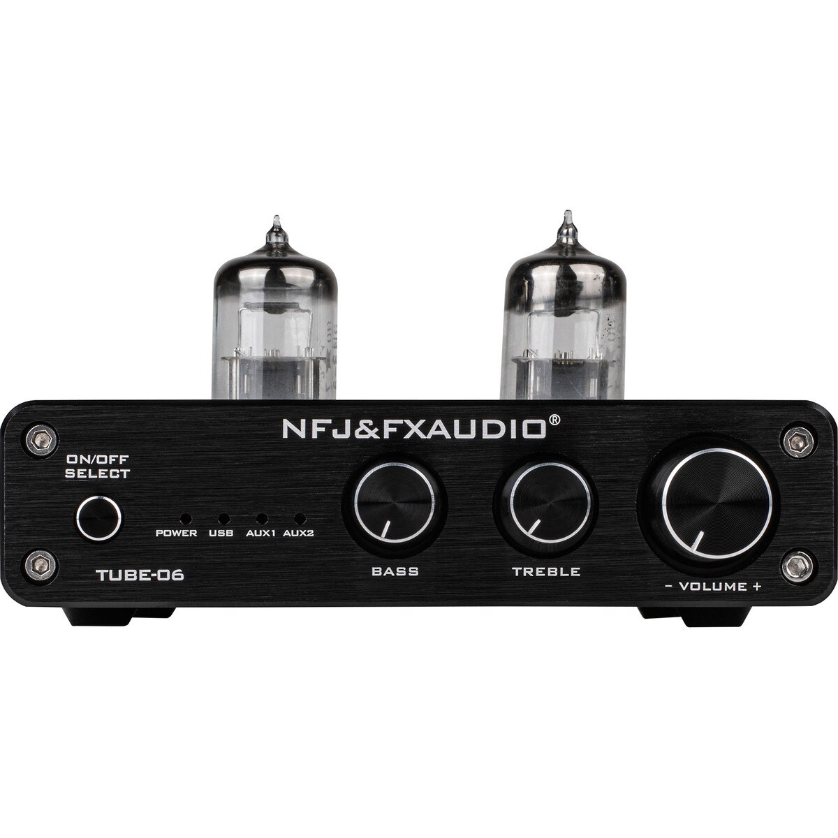 FX Audio TUBE-06 Tube Pre Amplifier with USB RCA and Aux Inputs Black