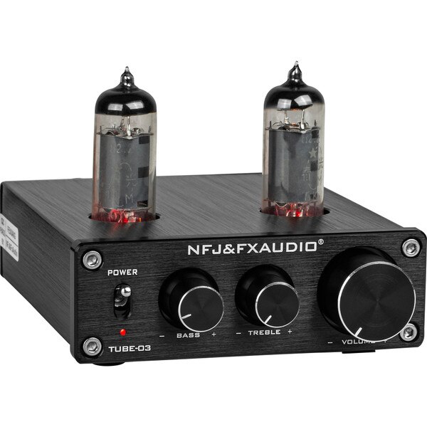 FX Audio TUBE-03 Tube Preamp with RCA Input Black