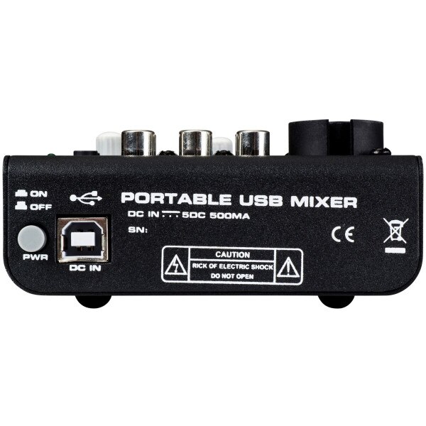 Talent MIX-R 3-Channel 4-In 2-Bus Compact Portable Stereo Mixer with ...