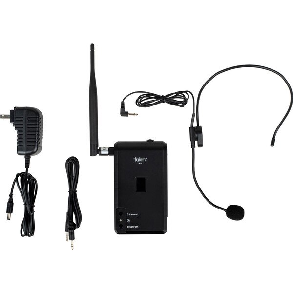 Talent Noir Premium Wireless Group Listening Headphone 60 Pack with 2 ...