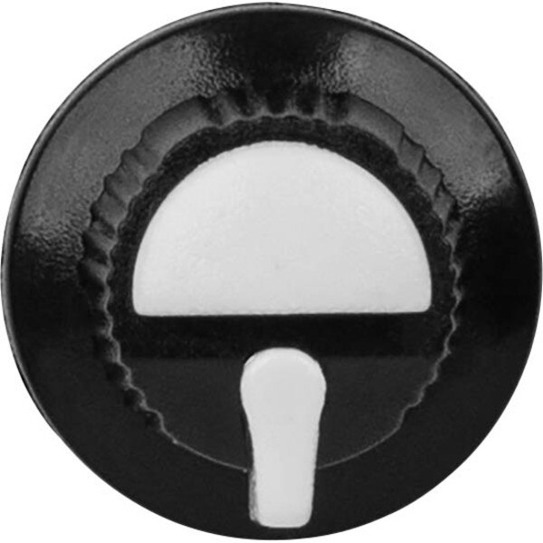 Guitar/Amp Knobs for Knurled/Spline 6mm Split Shaft with White ...