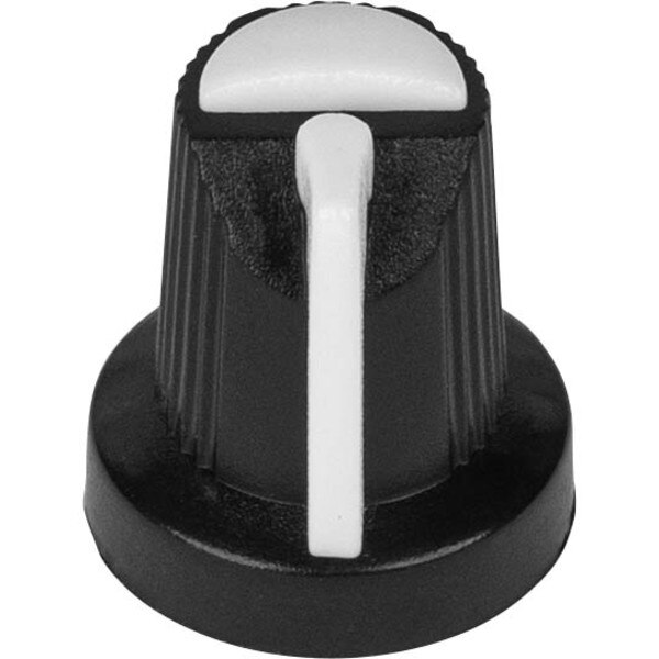 Guitar/Amp Knobs for Knurled/Spline 6mm Split Shaft with White ...