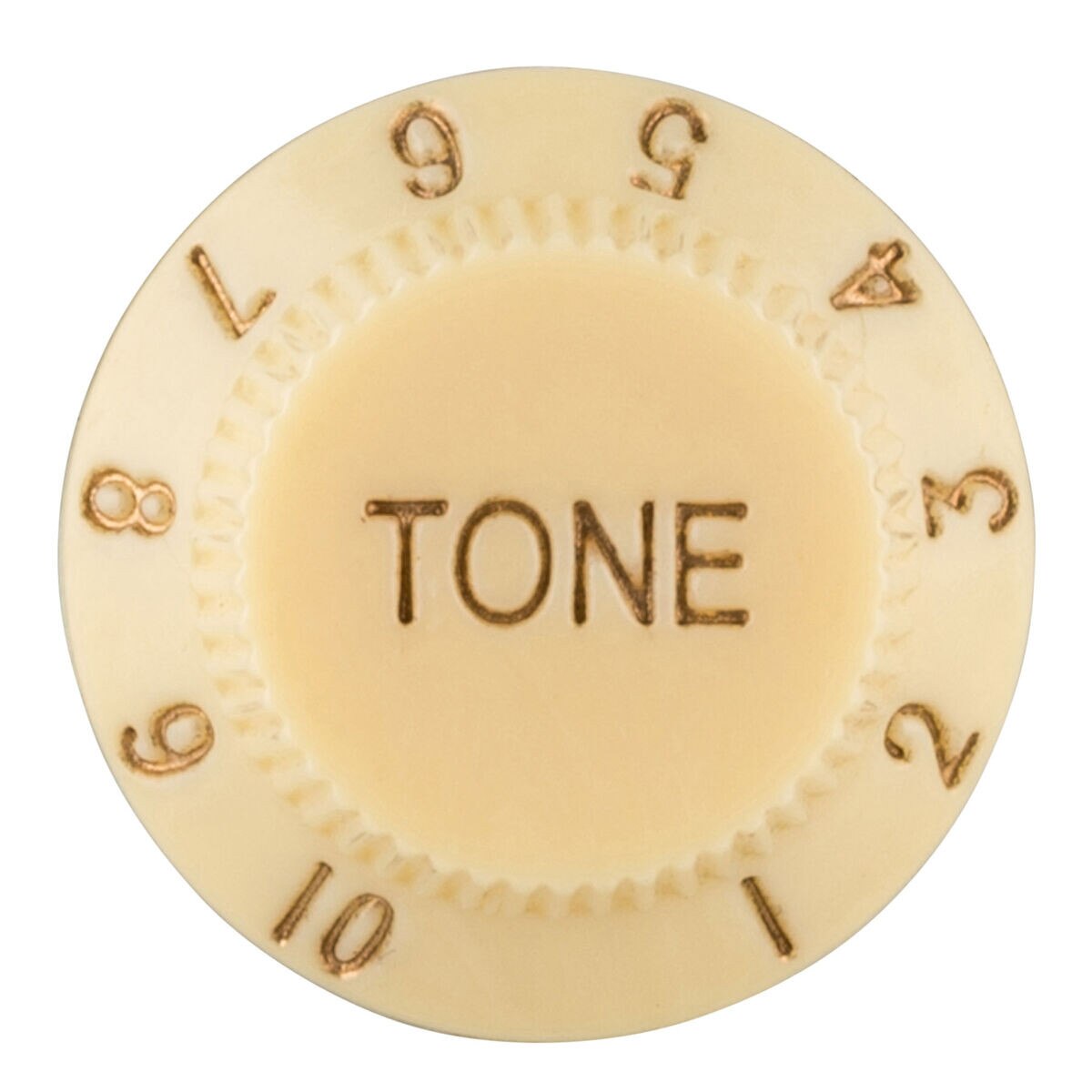 Guitar Tone Knob Solid Strat Bell Type 1" - Ivory