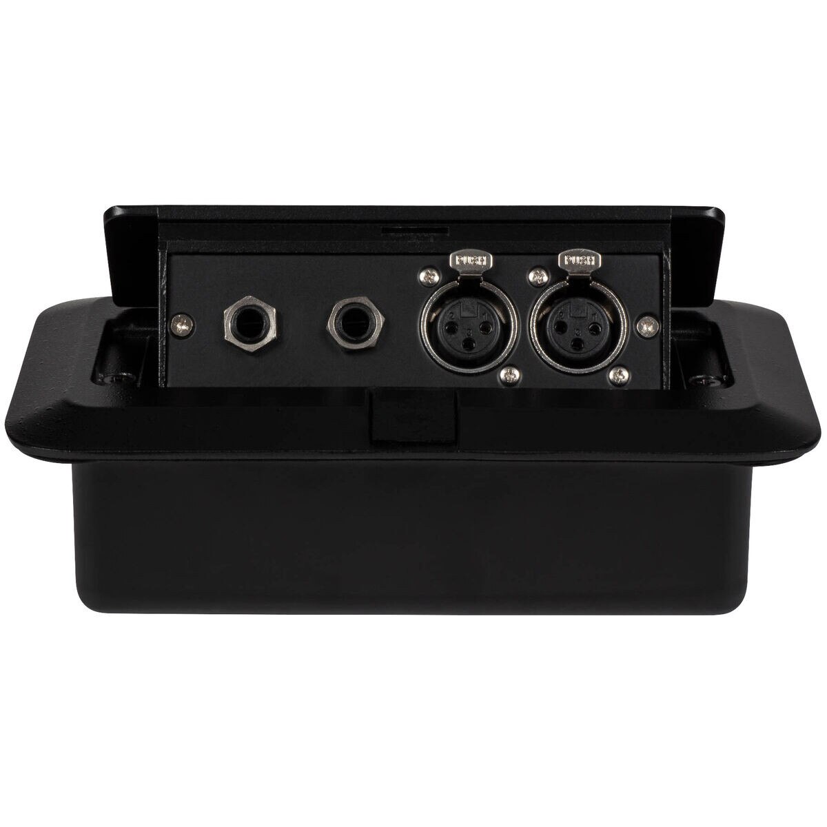 Pop Up Stage Box with Two XLR Female and Two 1/4" TRS Female Jacks