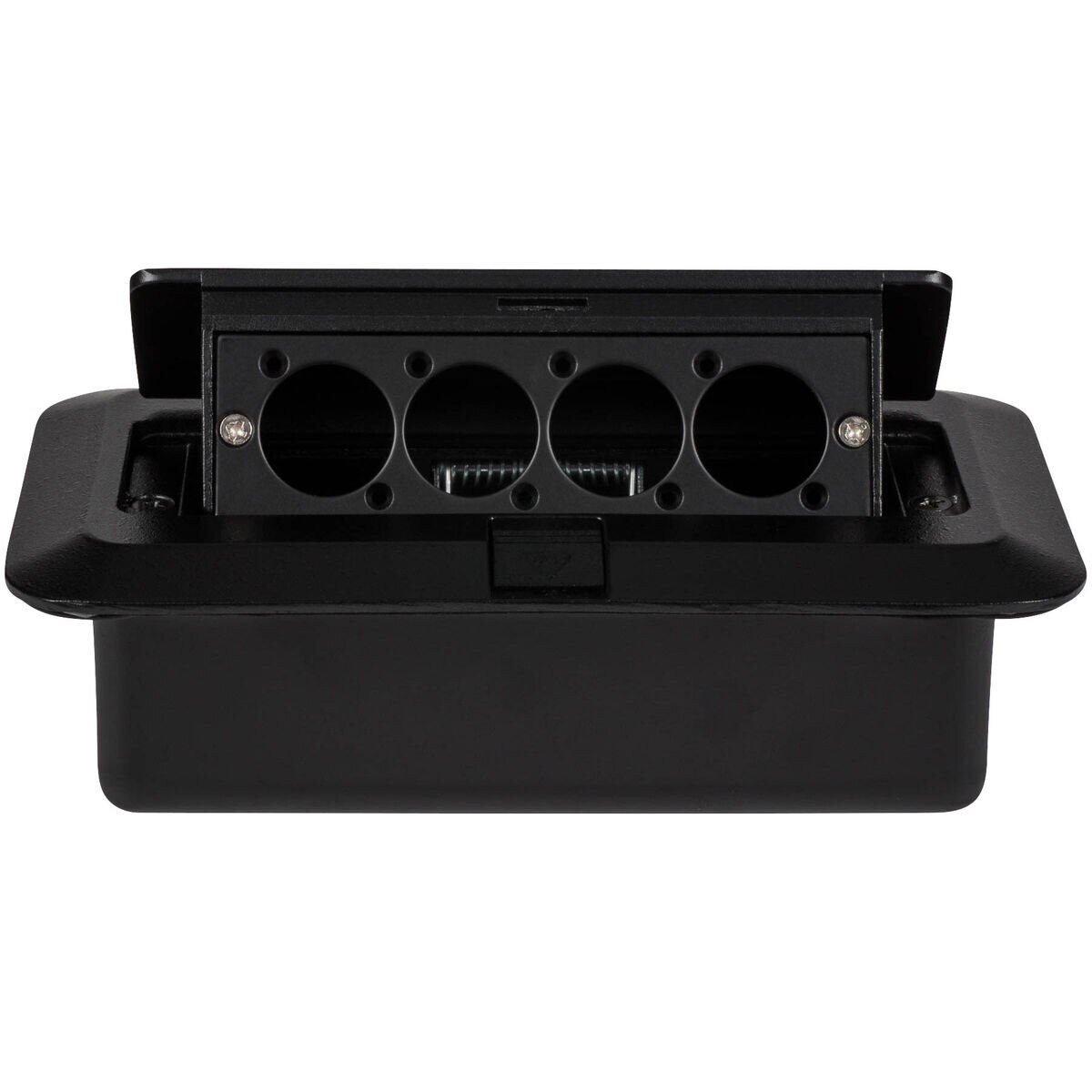 Pop Up Stage Box with Pre-Punched Panel for Four D-Style Connectors