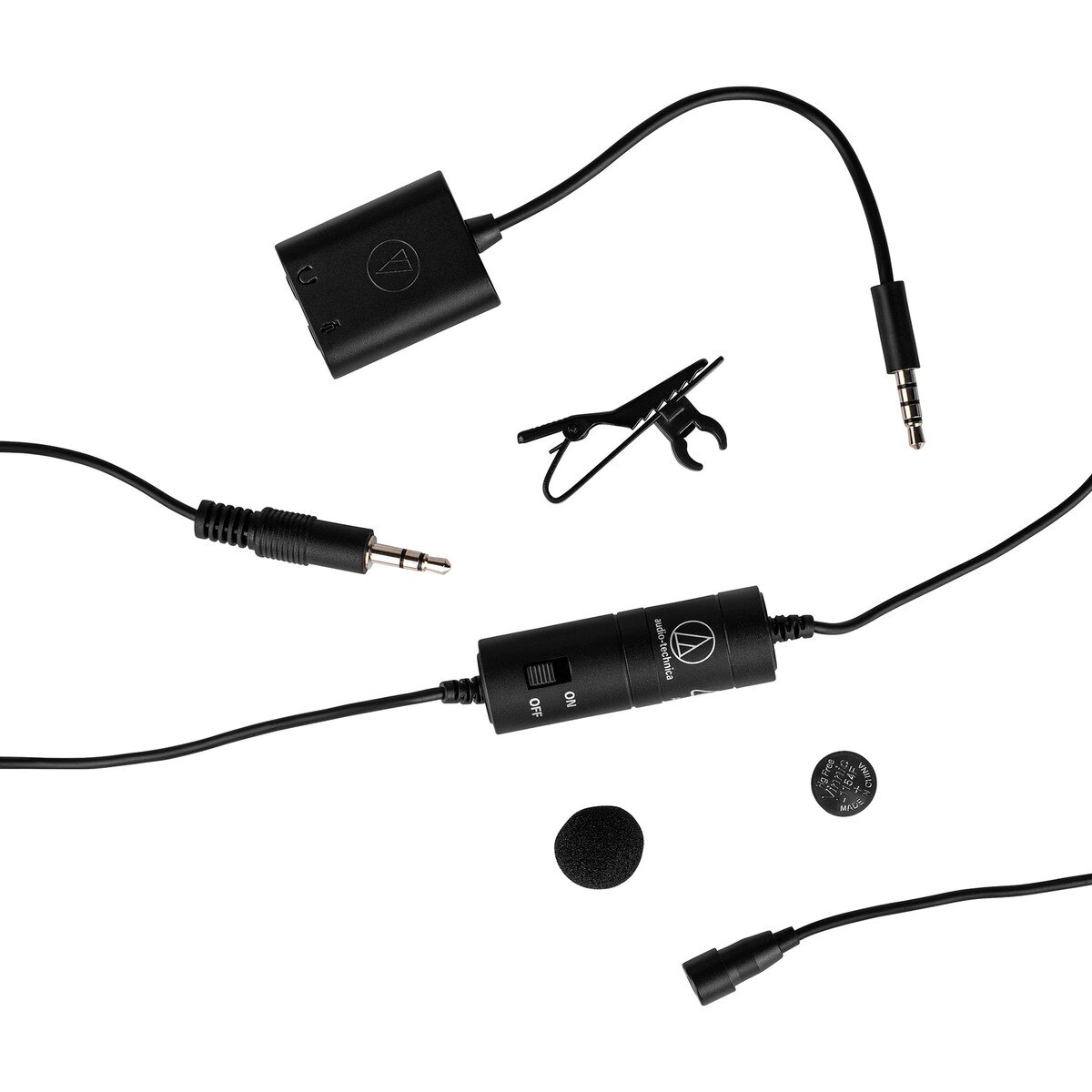 Audio Technica ATR3350xiS Omnidirectional Lavalier Microphone