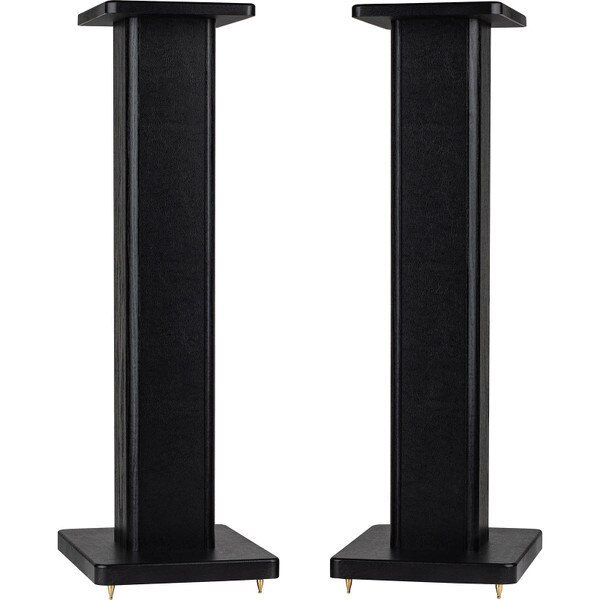 Dayton Audio 28" Universal Wood Speaker Stand Pair, Black