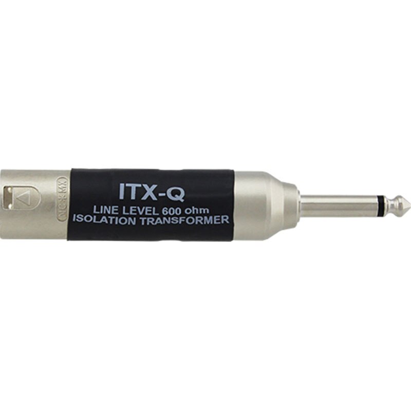 Pro Co ITXQ In-Line Male XLR to Male 1/4" TS Isolation Transformer