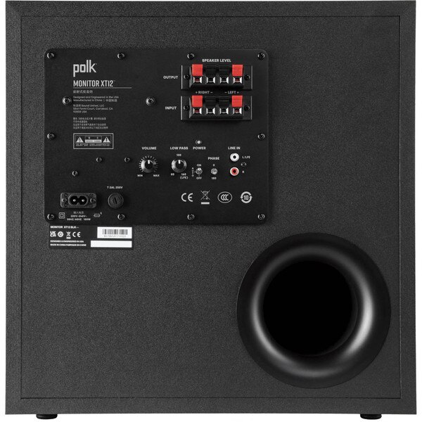Polk Audio Monitor XT12 Monitor XT Series 12" Powered High-Performance ...