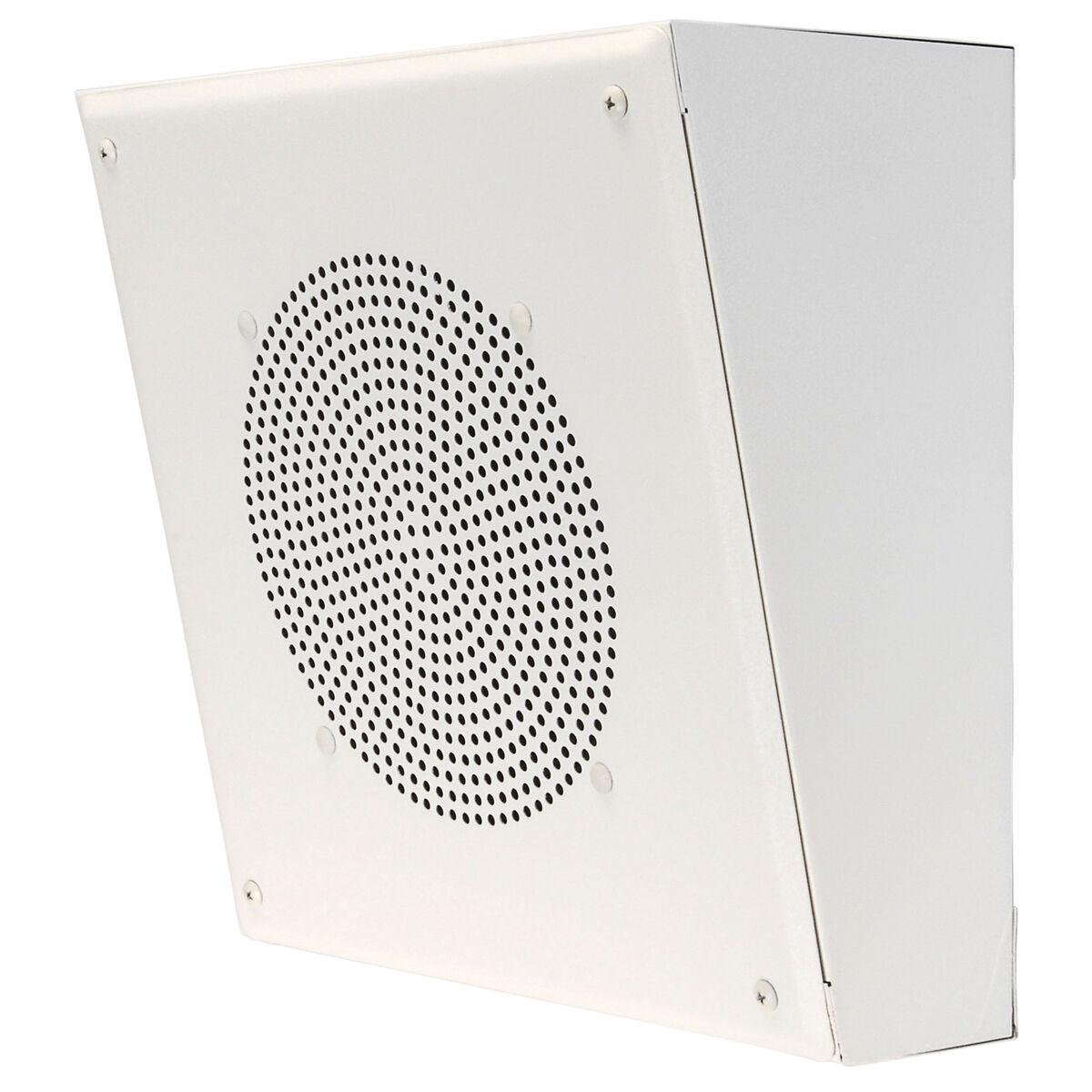 Quam SYSTEM 3 8" Wall Mount Slanted Speaker 5W-25/70V White